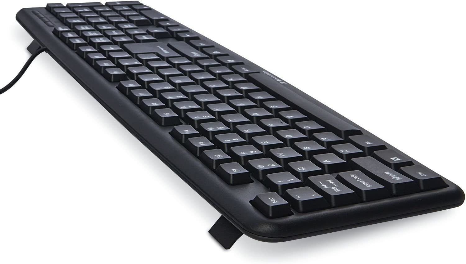 Verbatim Slimline Corded USB Keyboard – Black | MegaByte Computers